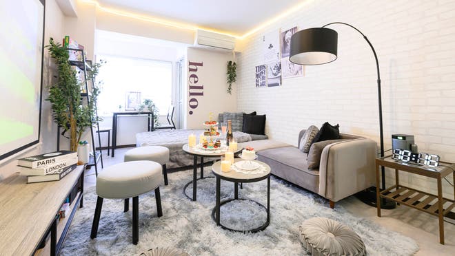 🤍オトナの隠れ家🥂本気デート/誕生日祝い🎂女子会で選ばれる映えスポット🍷大迫力100㌅鑑賞会&Switch📽️の写真3