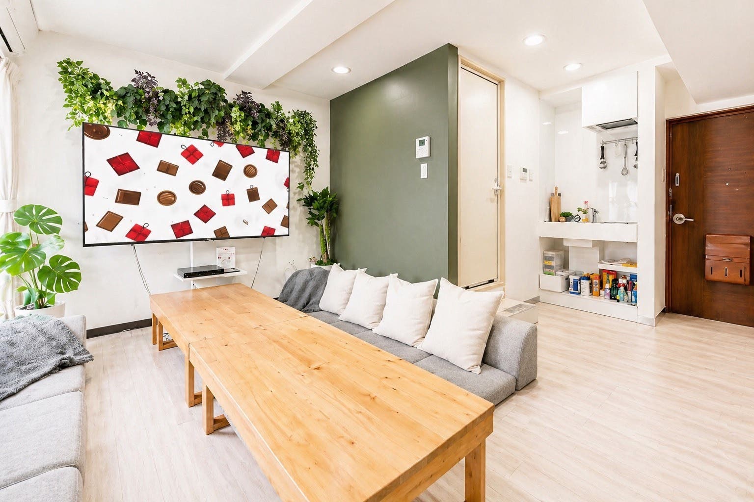 渋谷駅徒歩5分程🚶‍♀️女子会・推し活・誕生日会・映画鑑賞✨65型TV地上波◎ゲーム🎮歓送迎会🌟YouTube撮影📸の写真1