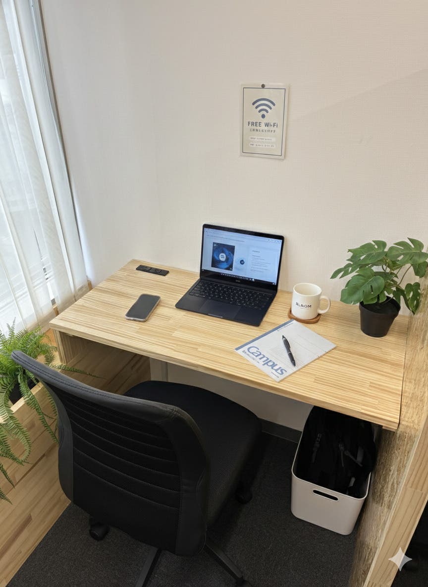 六本木駅からわずか２分！静かに集中できるワーキングスペースの写真2