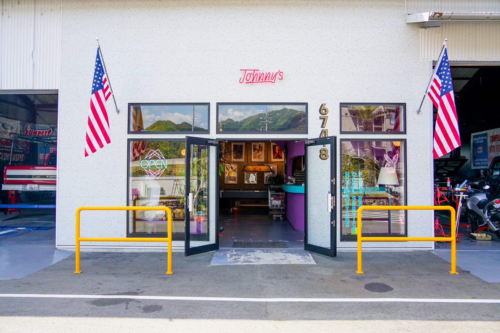 郊外にあるSHOPをまるごと撮影スタジオに！アメリカ、西海岸スタイルのスタジオとしてご利用下さい！アメリカ車レンタルOK！の写真3