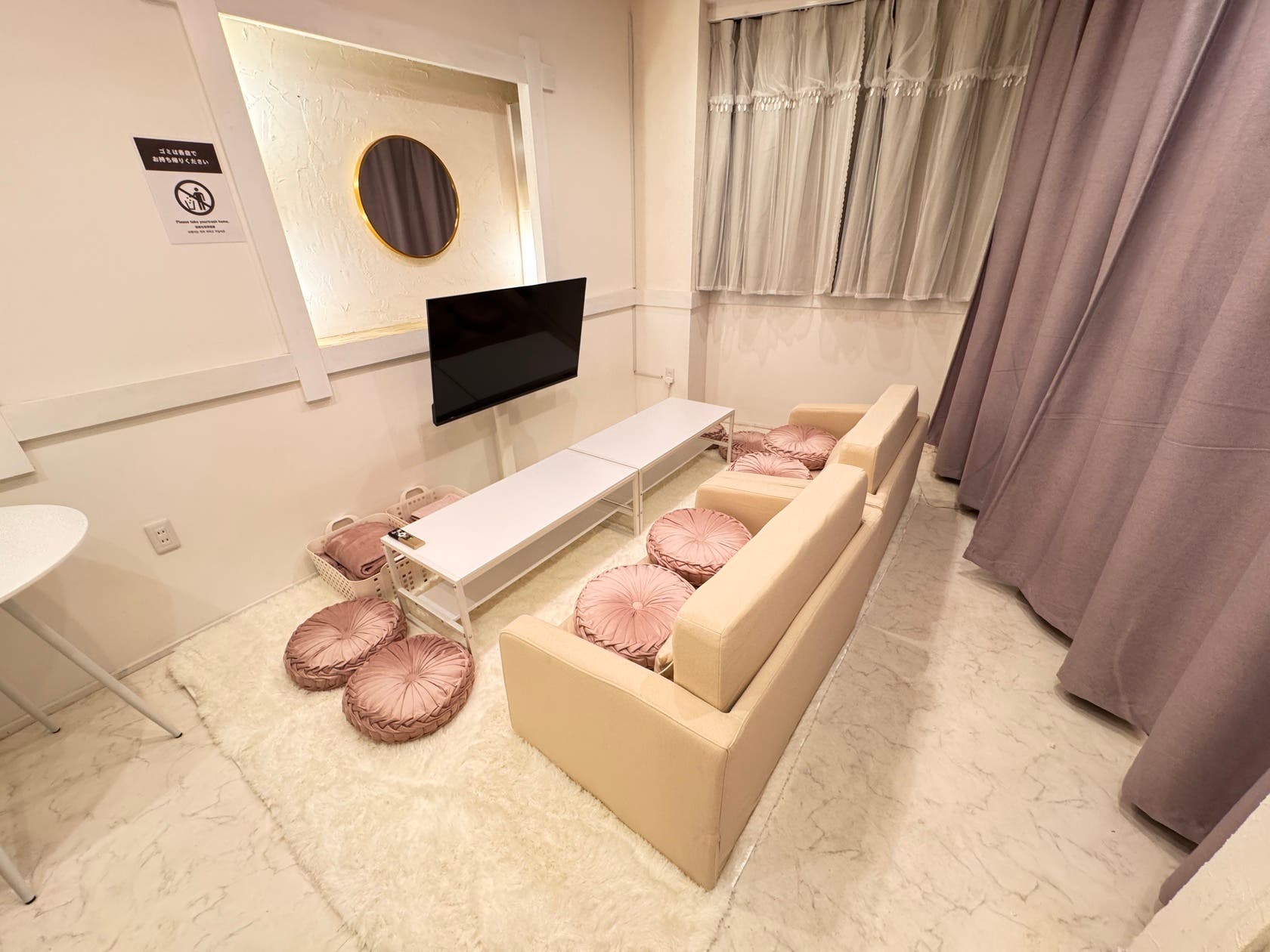 24時間予約可能！シャワールーム・大判ブランケット完備　エステベッド/IH/ホットプレート/調理器具/食器/カトラリー無料の写真6