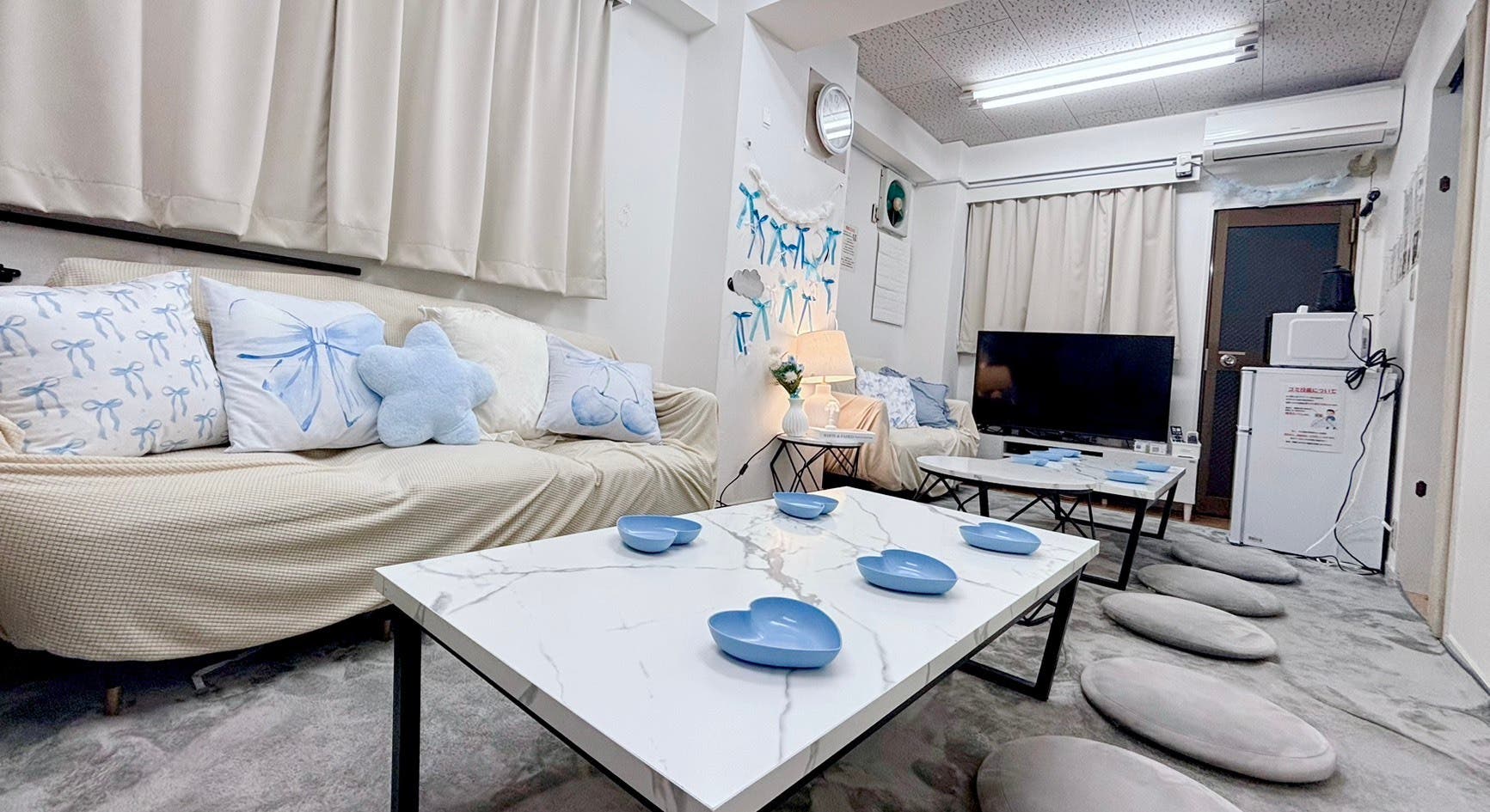 😳格安🌟設備充実【八王子駅2分】Netflix＆U-NEXT見放題🎲推し活❤️女子会🍷タコパ🧑‍🎓24Hの写真1