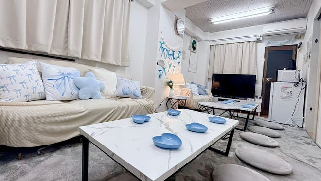 😳格安🌟設備充実【八王子駅2分】Netflix&U-NEXT見放題🎲推し活❤️女子会🍷タコパ🧑🎓24Hの写真1