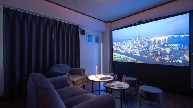 貸切シアター🎬八王子駅徒歩8分|大画面🍿推し活・誕生日・女子会OK|完全個室の写真1