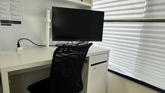 OPEN記念価格!半個室型コワーキングスペースと大型ルーフバルコニー。 集中とリフレッシュを両立するワーク空間。Room4の写真6