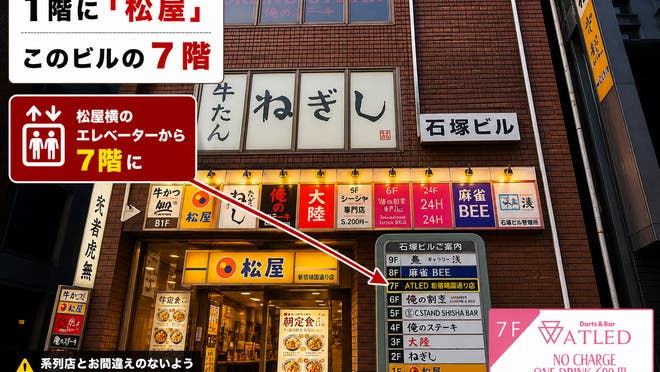 新宿貸切|ダーツ4台・DJブース完備|打ち上げ・二次会|最大70名の写真4