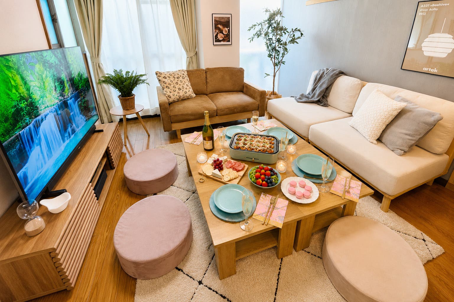四条/烏丸駅3分🚃スーパー🍹コンビニ1分超好立地🏚️お買い物して女子会💛大人気ゲーム機🎮FireTV📺️デート💕の写真1