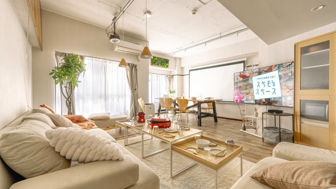 スペモ🌿インドア花見🌸プロジェクター🎬パーティー✨️ママ会🍳女子会💖映画鑑賞🎮打ち上げ🍺200_Oasis大久保の写真1