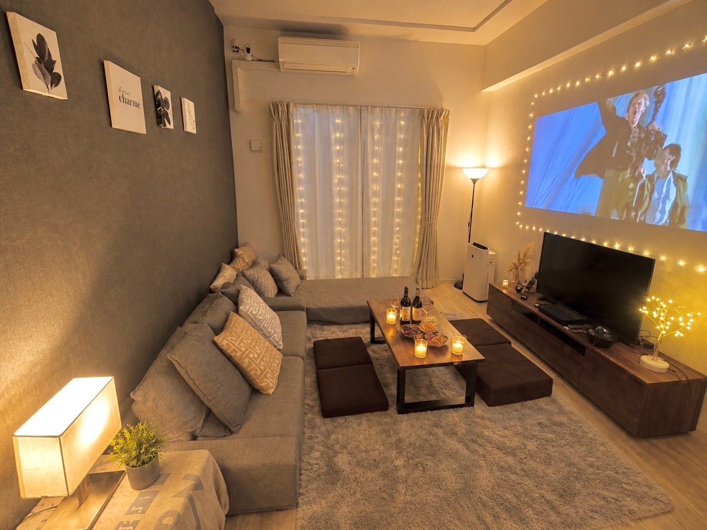 貸切映画館🍿【難波駅6分】大画面プロジェクター🍹誕生日🎁二人っきりデート❤️ごろごろ🛋️ボドゲ🎲プラネタリウム💫女子会の写真21