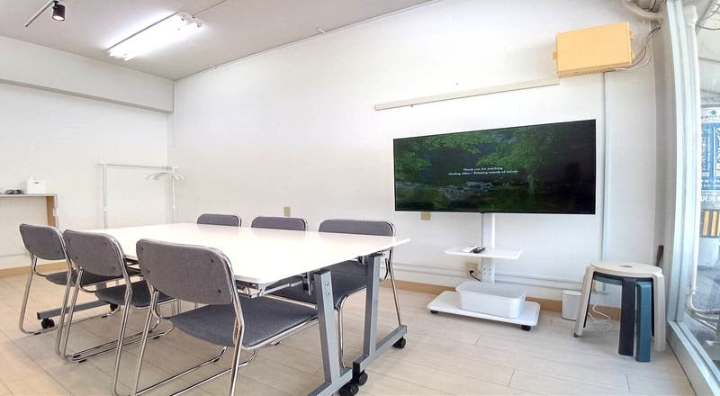 【🌟New🌟Open🌟 】１階で視認性抜群★岡山駅西口3分★wi-fi、50型モニター、ホワイトボード無料利用