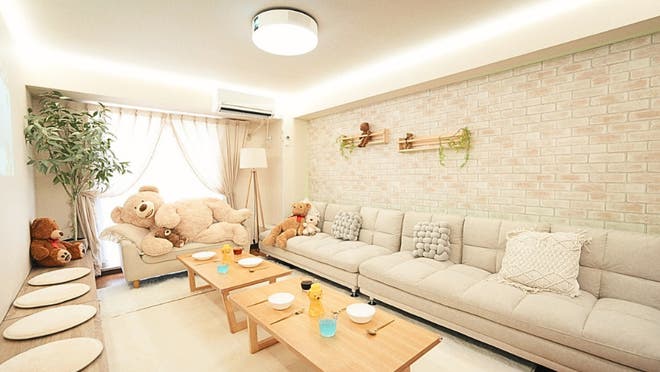 【推し活・女子会に🧸】映え写真が撮れるクマ部屋✨歓送迎会✨ママ会✨オフ会✨の写真1
