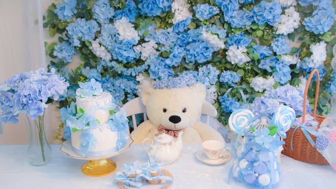 要町駅徒歩4分の可愛いレンタルスペース♡水色の紫陽花のお部屋💙ポートレート撮影🤍コスプレ🤍推し活🤍女子会の写真2