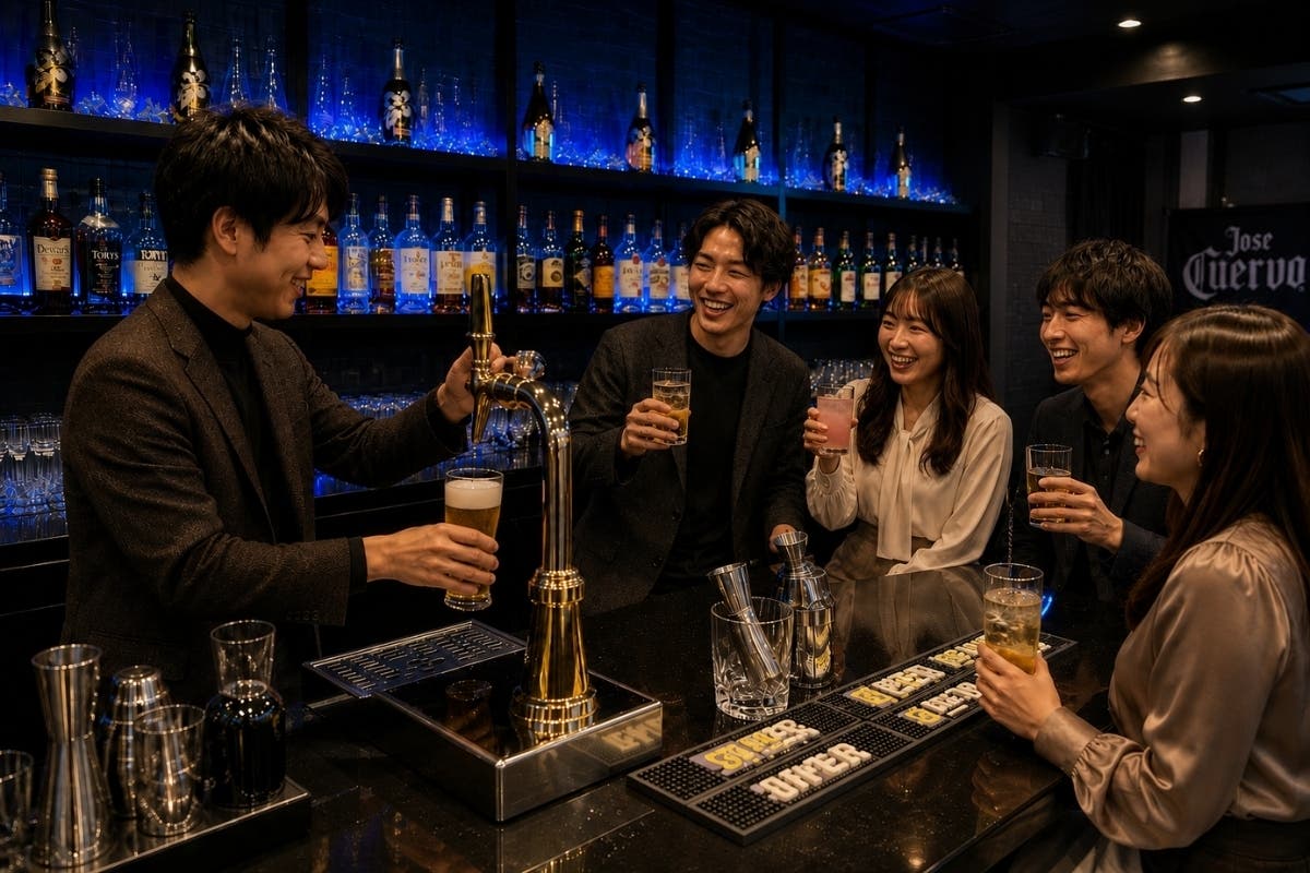 BAR完全貸切/セルフ飲み放題880円/カラオケ・ダーツ無料/結婚式２次会/誕生日会/Bar TK 心斎橋の写真10