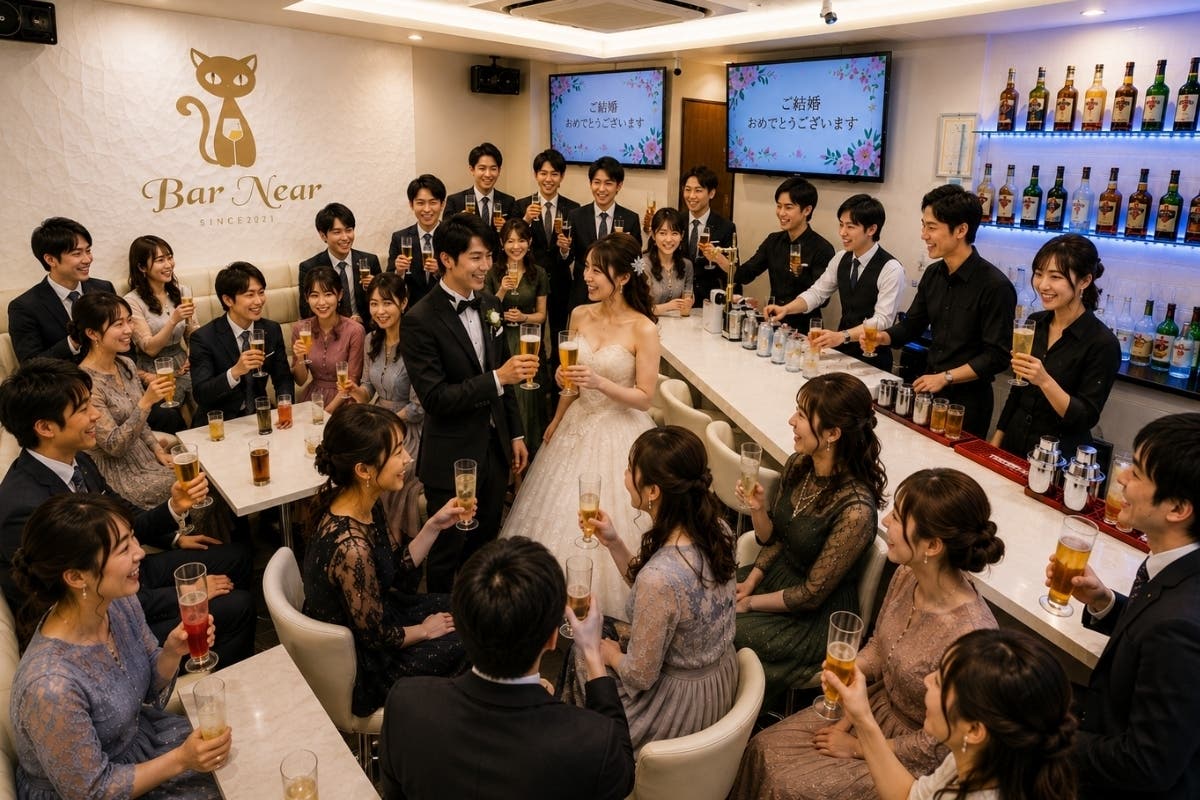 BAR完全貸切/セルフ飲み放題880円/カラオケ・ダーツ無料/心斎橋駅近/結婚式２次会/Bar Near 心斎橋の写真5