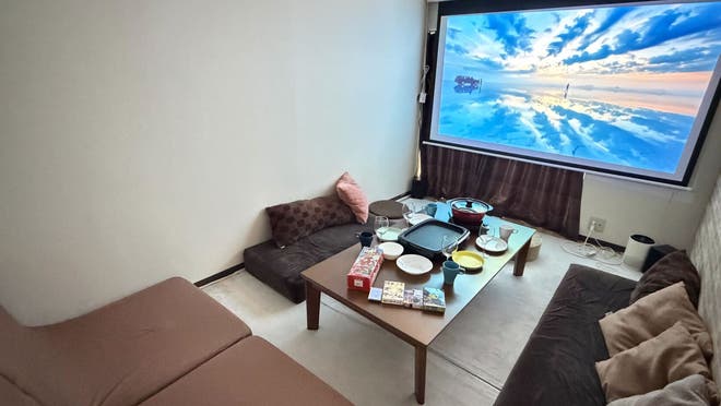 【U-SPACE立川2】立川駅チカ!100㌅大画面📺大人気ゲーム機🎮Netflix🎬鑑賞会🎥たこパ🐙ゴロゴロ💤 の写真1