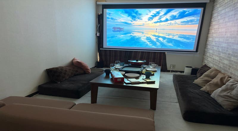 【U-SPACE立川2】立川駅チカ！100㌅大画面📺大人気ゲーム機🎮Netflix🎬鑑賞会🎥たこパ🐙ゴロゴロ💤 