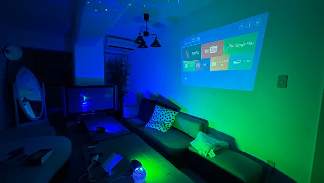 ✨プレオープンセール✨桜木町3分🚶ママ会👫女子会❤️誕生日会🎂推し会🌹ゴミオプション🗑️✨120インチプロジェクターの写真3