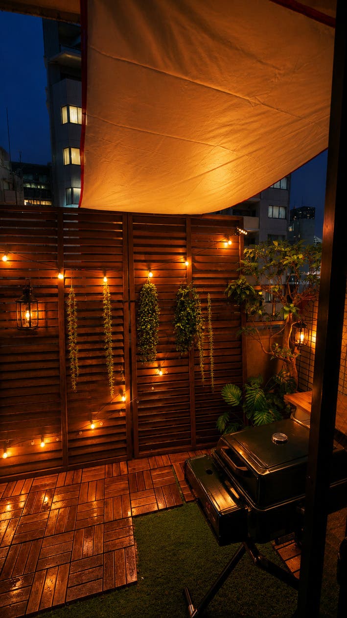北堀江プライベートテラス｜夜景BBQ｜雨天BBQ☔️｜マンション最上階独占✨広々テラス【心斎橋・四ツ橋】駅近⭐️ゴミ捨て無料🎵の写真5
