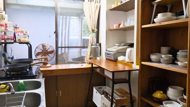 【天王寺駅】超好利地💛最大12名着席可💛プロジェクター・ホワイトボード全て無料❣キッチン備品充実❣ガスコンロ/調理パーティーの写真10