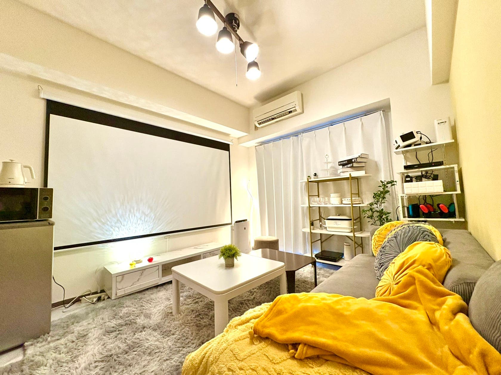 名駅近🎵エアコン清掃済🤩24HOK✨プライベート空間❣️ｼｬﾜｰあり❣️上映会🎦タコパ💫ﾃﾞｰﾄ💞女子会👩の写真1