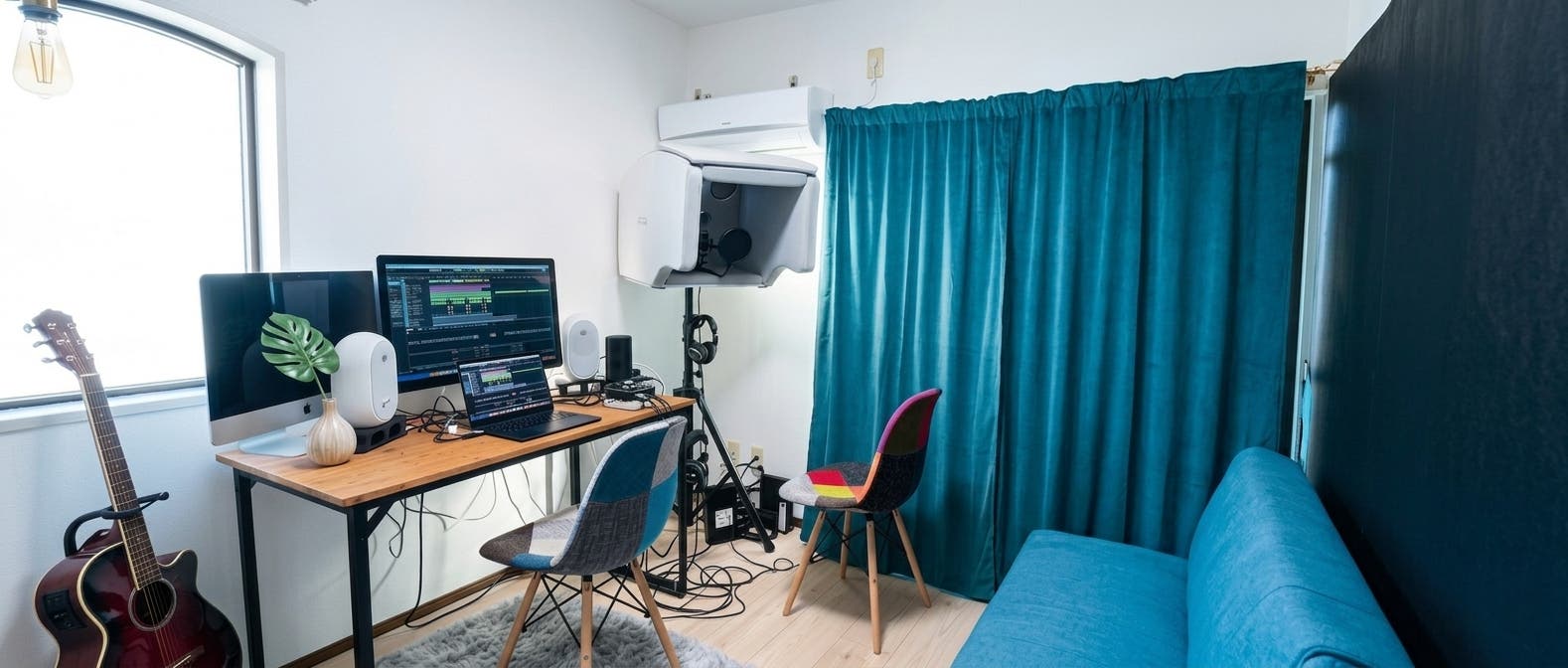 【7月まで特別料金】駅チカ!! あなた専用の音楽制作ルーム！ 🎙️の写真1