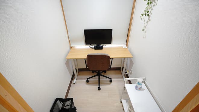 <大手町Terrace 1名席半個室No.3>西小倉コワーキングスペース✨光回線Wi-Fi📶モニター🖥️電源🔌の写真4