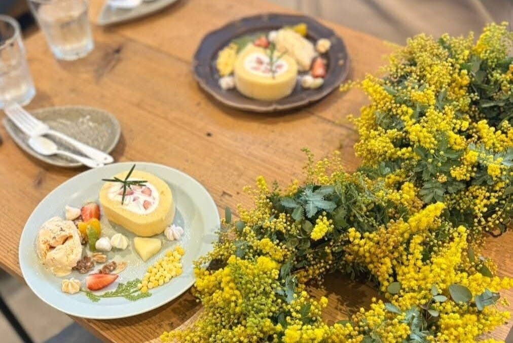 ドライフラワーとフレッシュグリーンに囲まれたカフェ空間｜撮影・ワークショップ・お菓子とのコラボイベントにの写真7