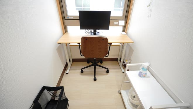 <大手町Terrace 1名席半個室No.5>西小倉コワーキングスペース✨光回線Wi-Fi📶モニター🖥️電源🔌の写真2