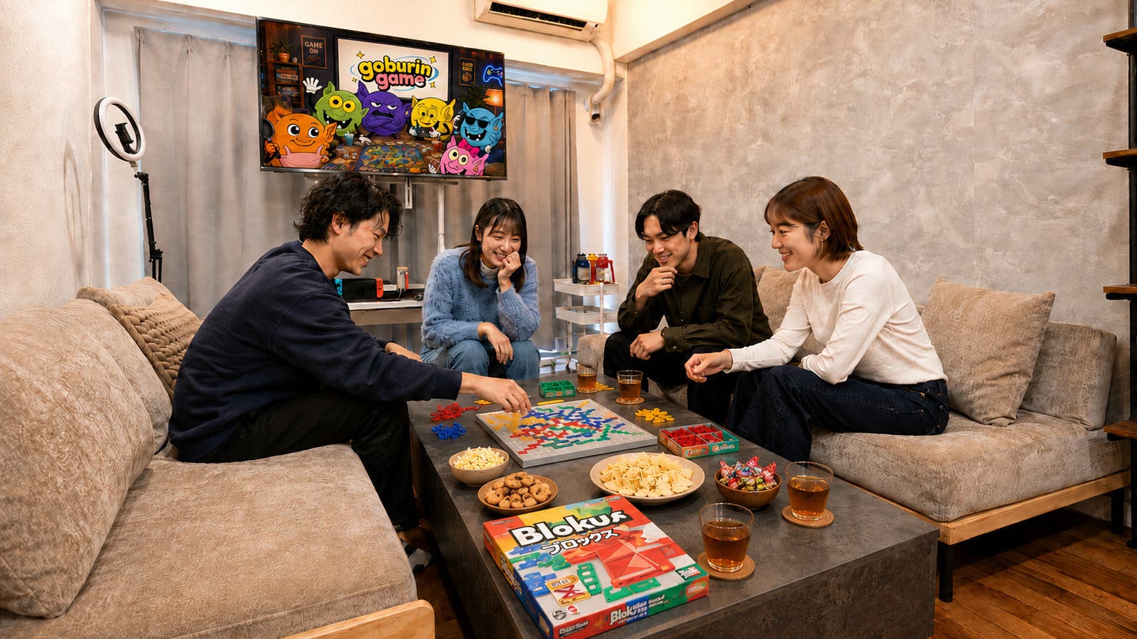 #ナンナンGoburin201【心斎橋】🥳歓送迎会・女子会・推し活・タコパ・撮影・24H・飲み会・インドア花見の写真1
