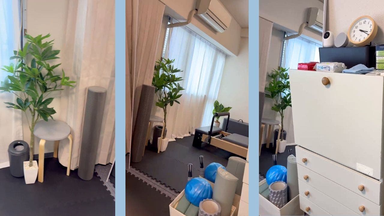 【天神駅から徒歩4分】💞リフォーマー設置のキレイな完全個室スタジオ🌱の写真3