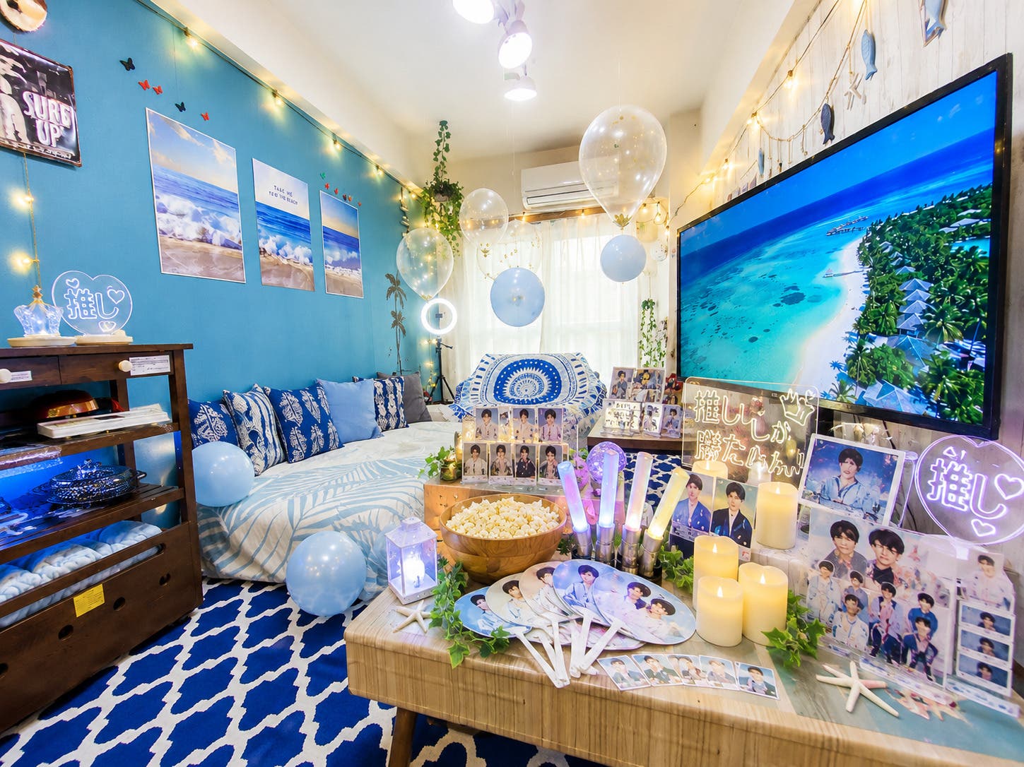 【🐠完全貸切のレンスペ|錦糸町駅４分すぐ】🐠西海岸マリン🐬女子会に最適⛵️人気ゲーム機&ネトフリ視聴 | 最大８名OKの写真3