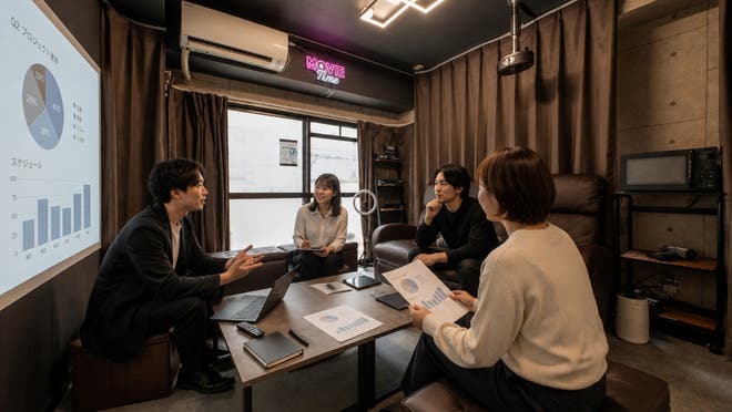 【シアタールーム天王寺】◇個室映画館◇駅近2分🚃高機能プロジェクター🎬プライベートシアター🍿ライブ映像・推し活・デートの写真3