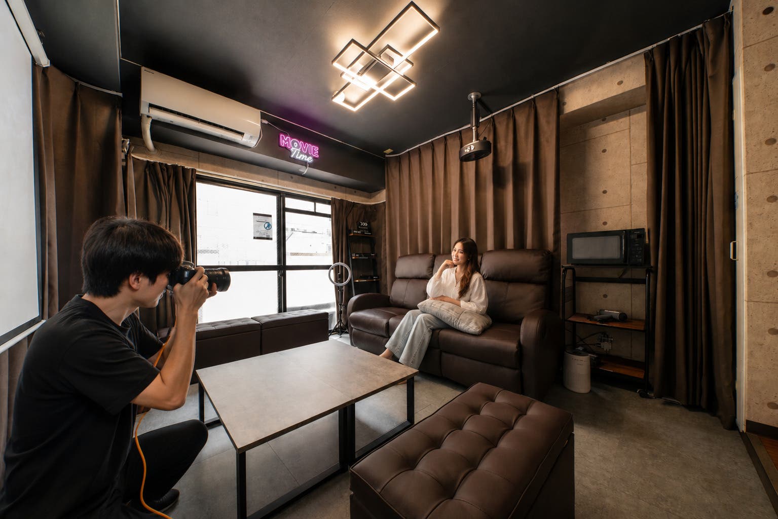 【シアタールーム天王寺】◇個室映画館◇駅近2分🚃高機能プロジェクター🎬プライベートシアター🍿ライブ映像・推し活・デートの写真5