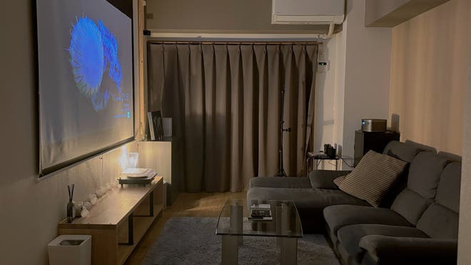 🎥120インチスクリーン🎥高崎駅繁華街すぐ近く♪プロジェクター付きレンタルスペース♪映画📽️ゲーム🎮を楽しもう♪の写真1