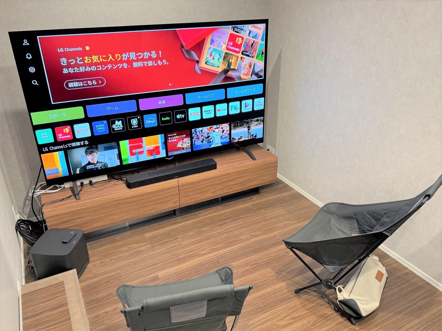 新築建物内の防音室、24時間使用OK！　蒲田の防音室で映画鑑賞やDTM、楽器演奏を楽しんでくださいの写真1
