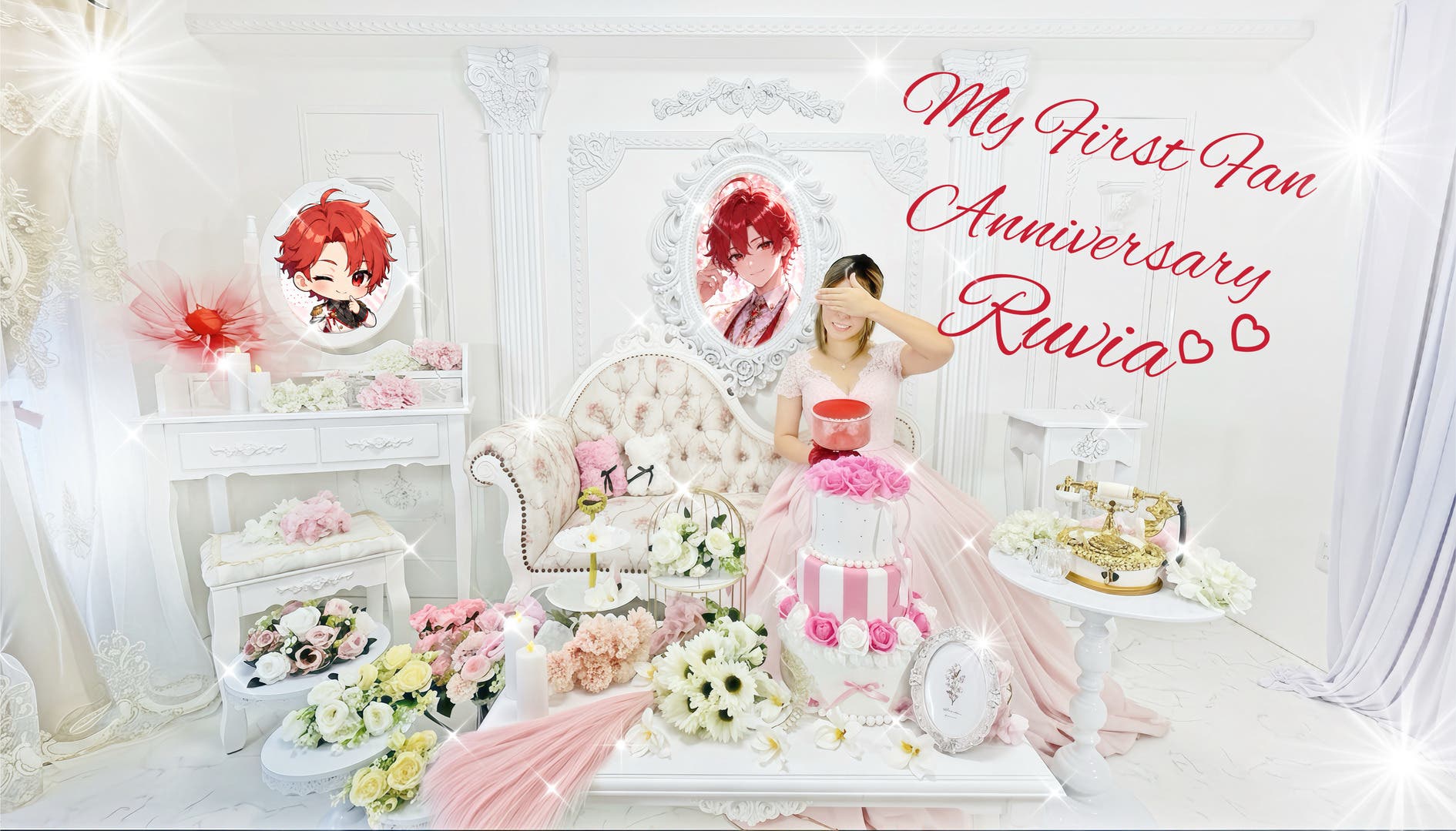 小倉・旦過駅5分｜白×ピンクの姫系撮影スタジオ💗｜商用撮影・ポートレート・推し活・コスプレにの写真26