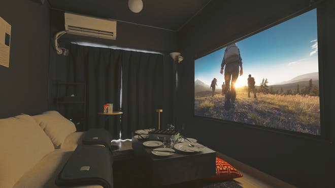スペモ🎬駅徒歩4分🚶♀️プロジェクター🎦スクリーン🎞️映画鑑賞🍿ゲーム🎮️デート💖818_CINEMA大阪十三の写真10