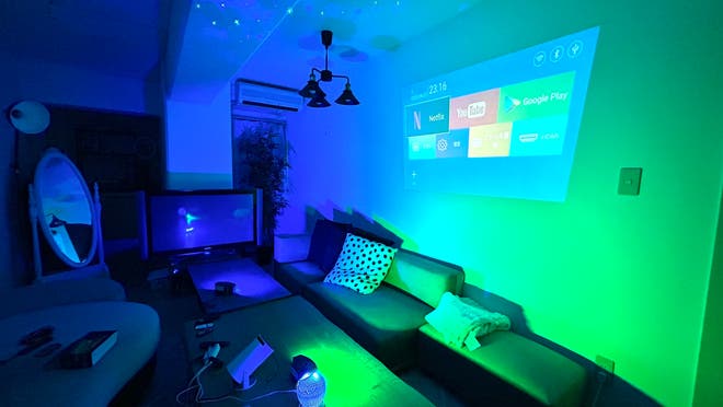 ✨セール✨桜木町3分🚶デート💕ママ会👫女子会❤️誕生日会🎂推し会🌹ゴミオプション🗑️✨120インチプロジェクターの写真1