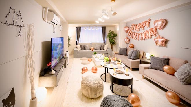 ✨大切な人と優雅なひととき☕*大迫力TV鑑賞会🎬Switch & スーファミ🎮どこから撮っても写真映え📷嬉しい学生特典✨の写真2