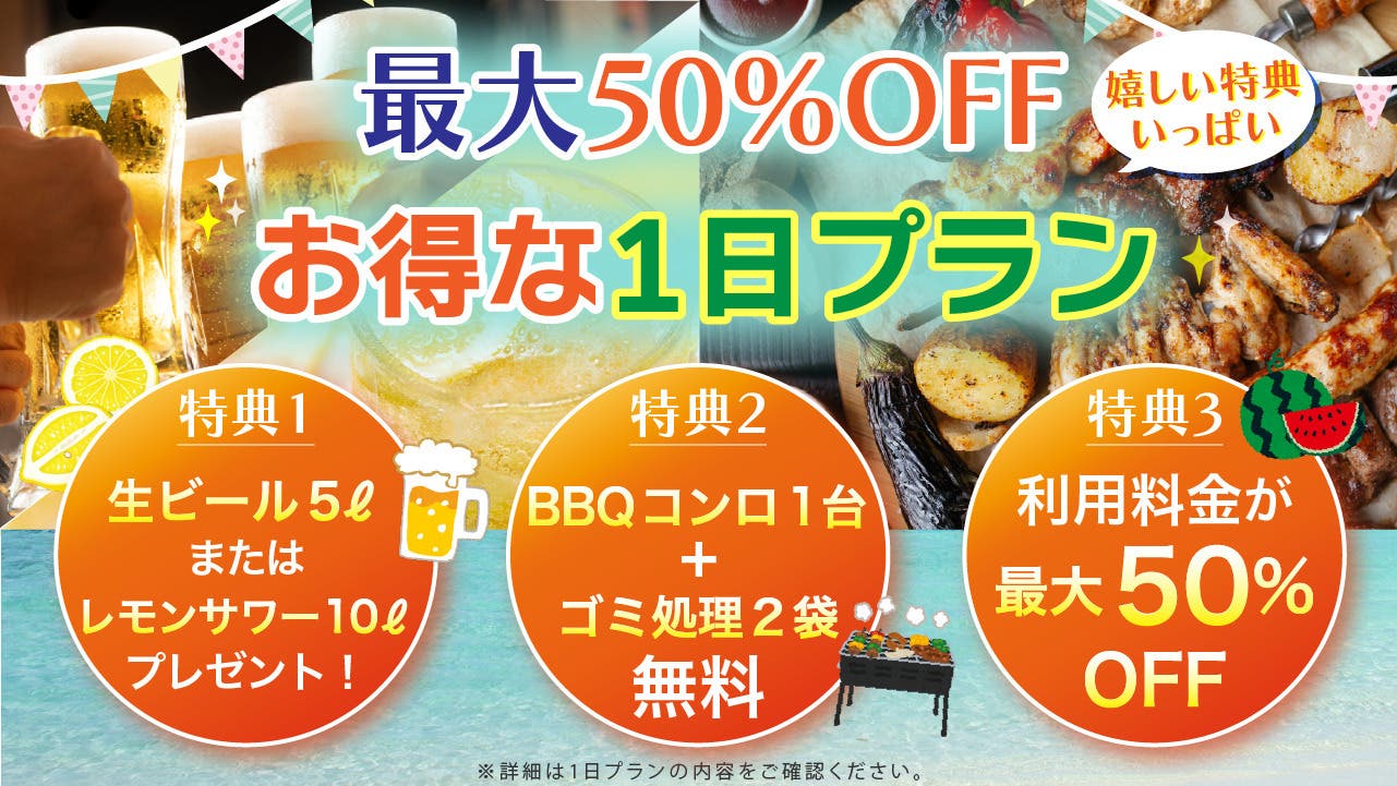 テラスBBQがオススメ🍖サーバーで注ぐ生ビール5ℓ🍺or レモンサワー10ℓ✨樽が無料！2フロアのカフェ貸切♡原宿の超好立地の写真3