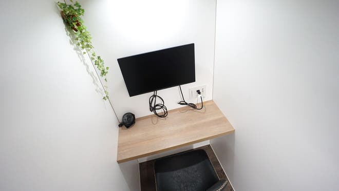 <SpemaBOX_新潟駅北口駅前No.1>1人用個室🚪Wi-Fi📶電源🔌モニター🖥️テレワーク/オンライン会議/面接の写真5