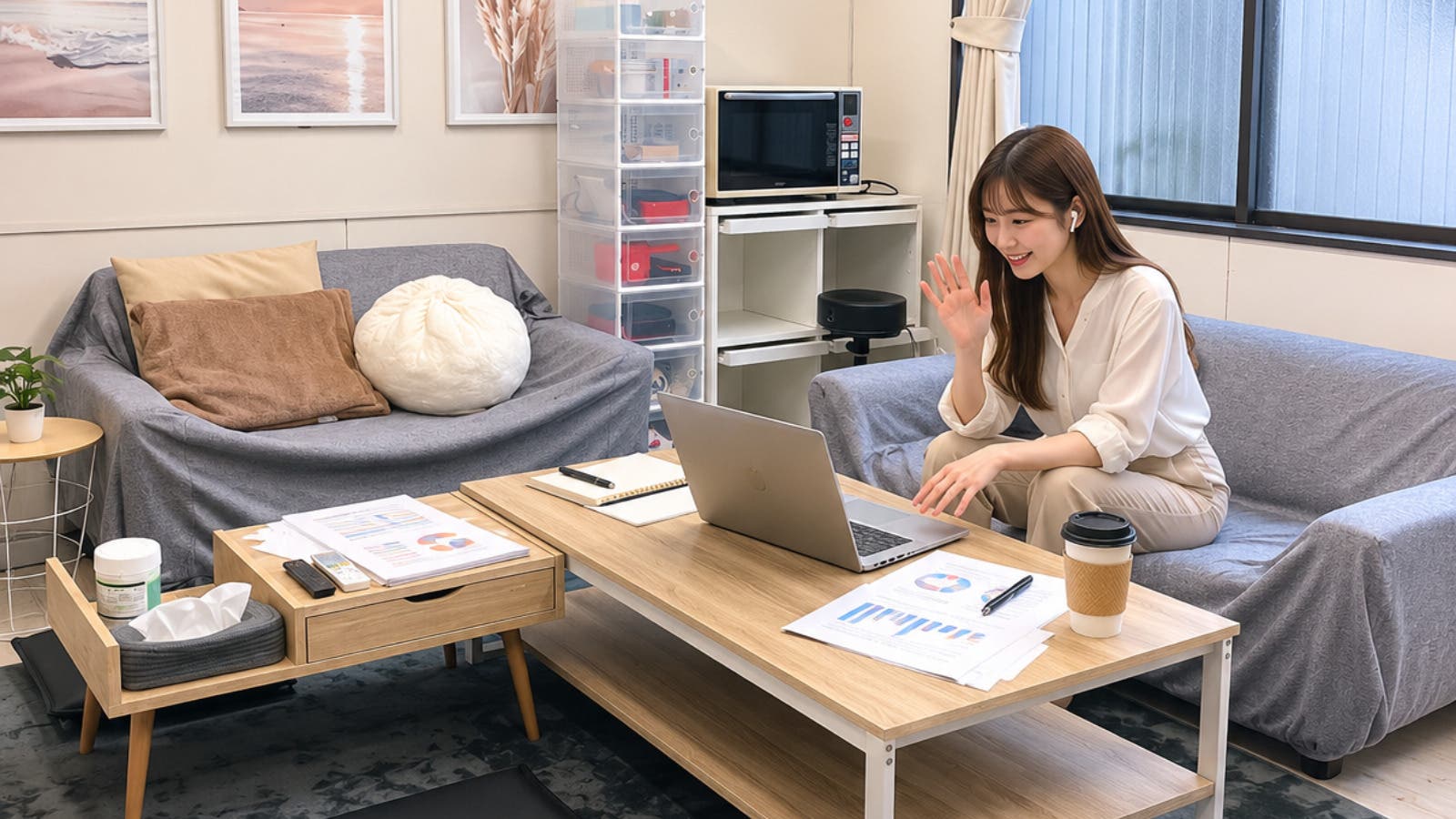 NEW✨南森町駅スグ！24H利用！ママ会🐨テレワーク💻飲み会🥂調理家電無料🍴推し活💕動画鑑賞🎬ゲーム🎮ゴミ捨て可の写真16