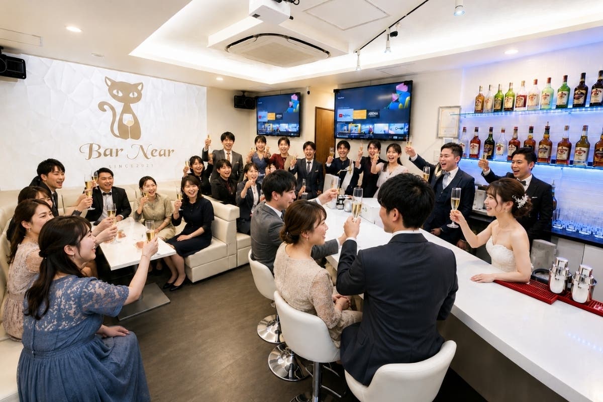 BAR完全貸切/セルフ飲み放題880円/カラオケ・ダーツ無料/心斎橋駅近/結婚式２次会/Bar Near 心斎橋の写真5