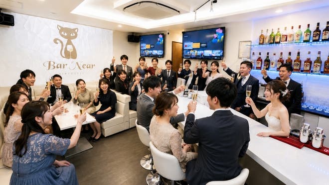 BAR完全貸切/セルフ飲み放題880円/カラオケ・ダーツ無料/心斎橋駅近/結婚式2次会/Bar Near 心斎橋の写真5