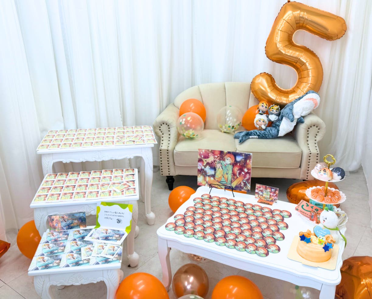 【直前50%OFF】本人不在の誕生日会・生誕祭に人気🎂白基調だから推しカラーが映える✨駅🏃1分の写真3