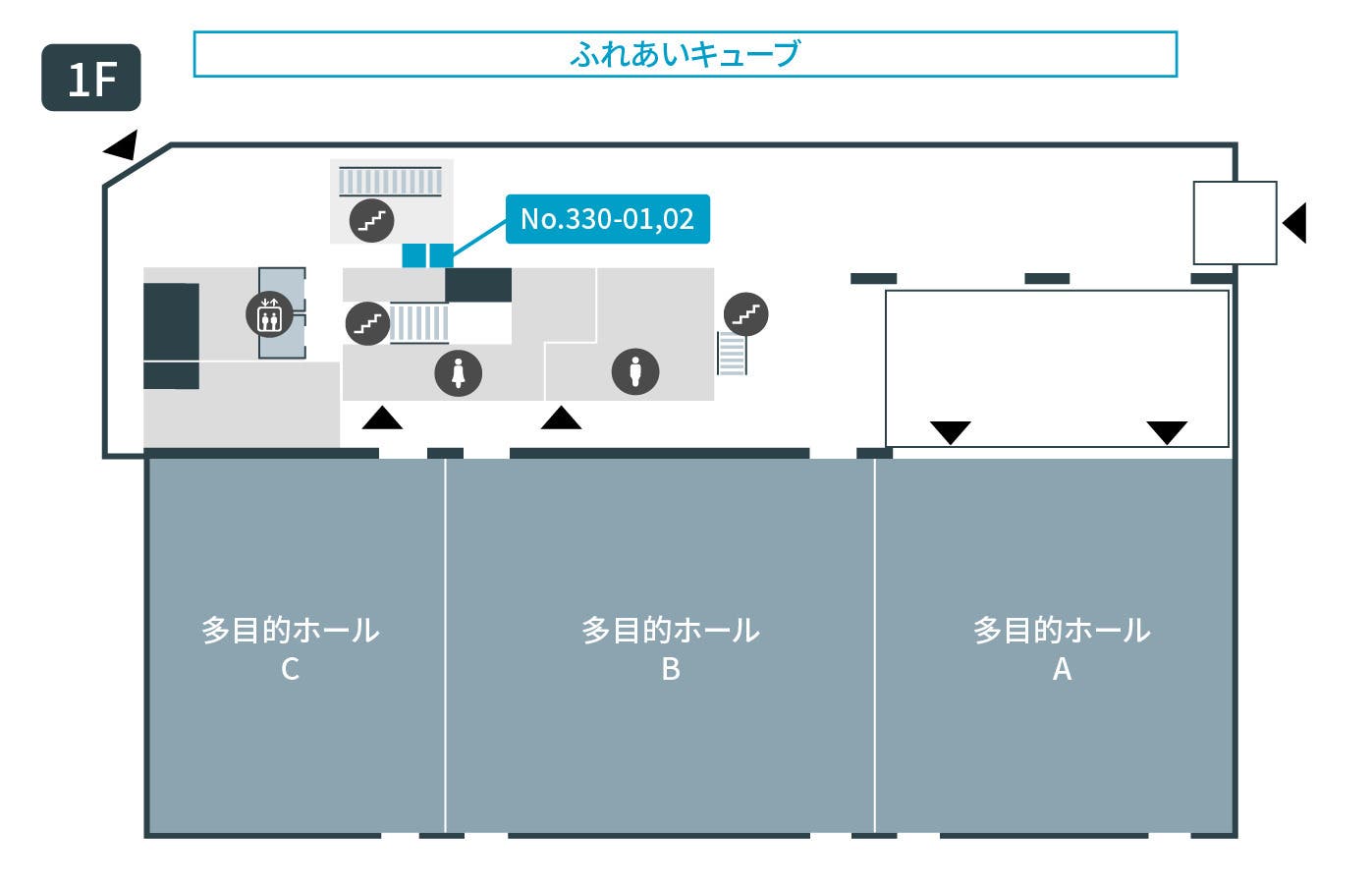 【テレキューブ】ふれあいキューブの個室型ワークブース（330-02）です。視線と音を遮る、プライベートな集中環境。の写真3