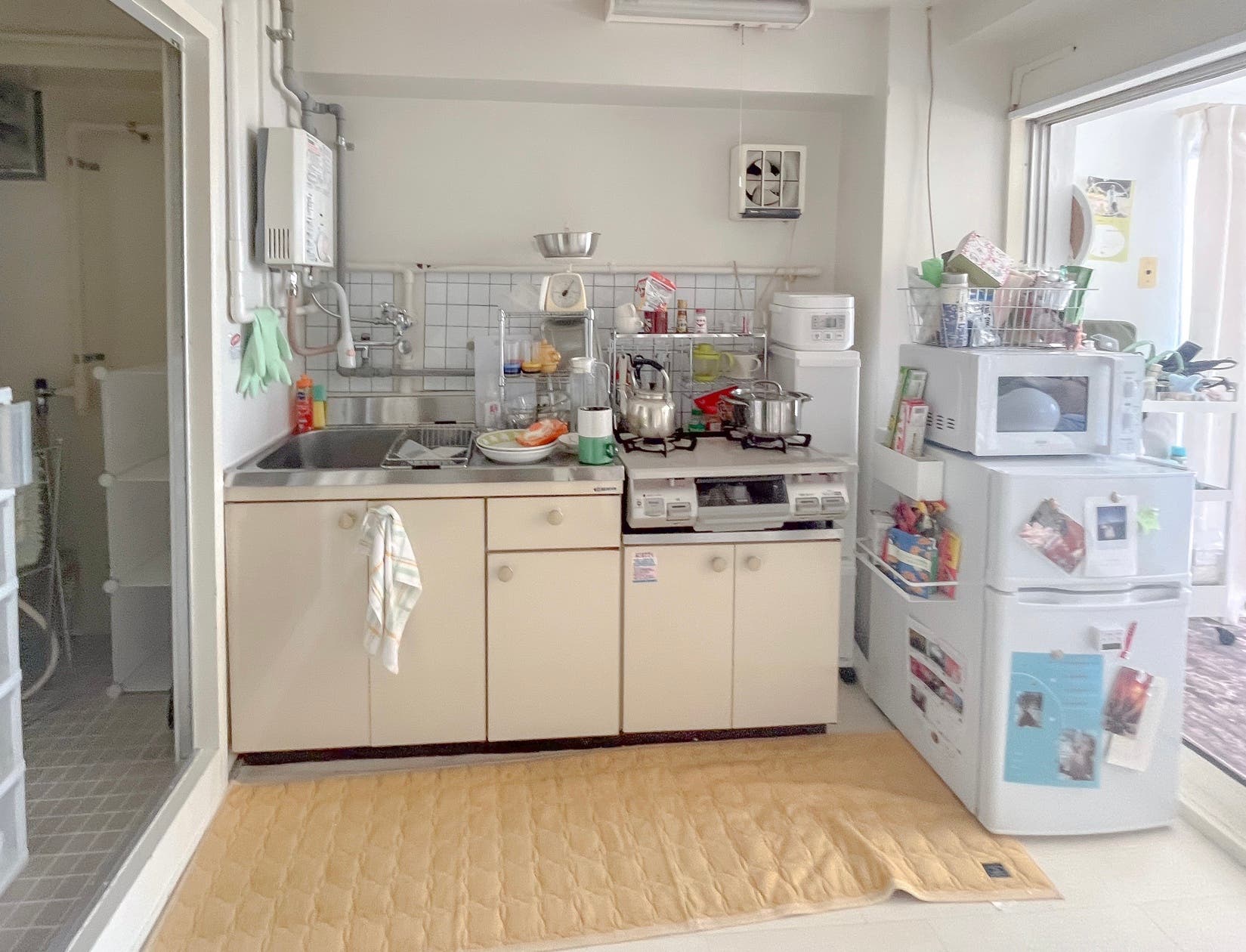 NEW|1R|女子|ひとり暮らし|日常|リアル|生活|造作可能|色選べるカーテンシーツ|団地|アパート|ライフスタイル|東京の写真9