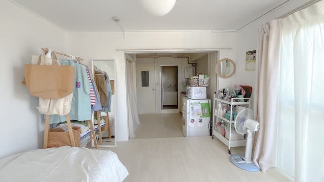 NEW|1R|女子|ひとり暮らし|日常|リアル|生活|造作可能|色選べるカーテンシーツ|団地|アパート|ライフスタイル|東京の写真22