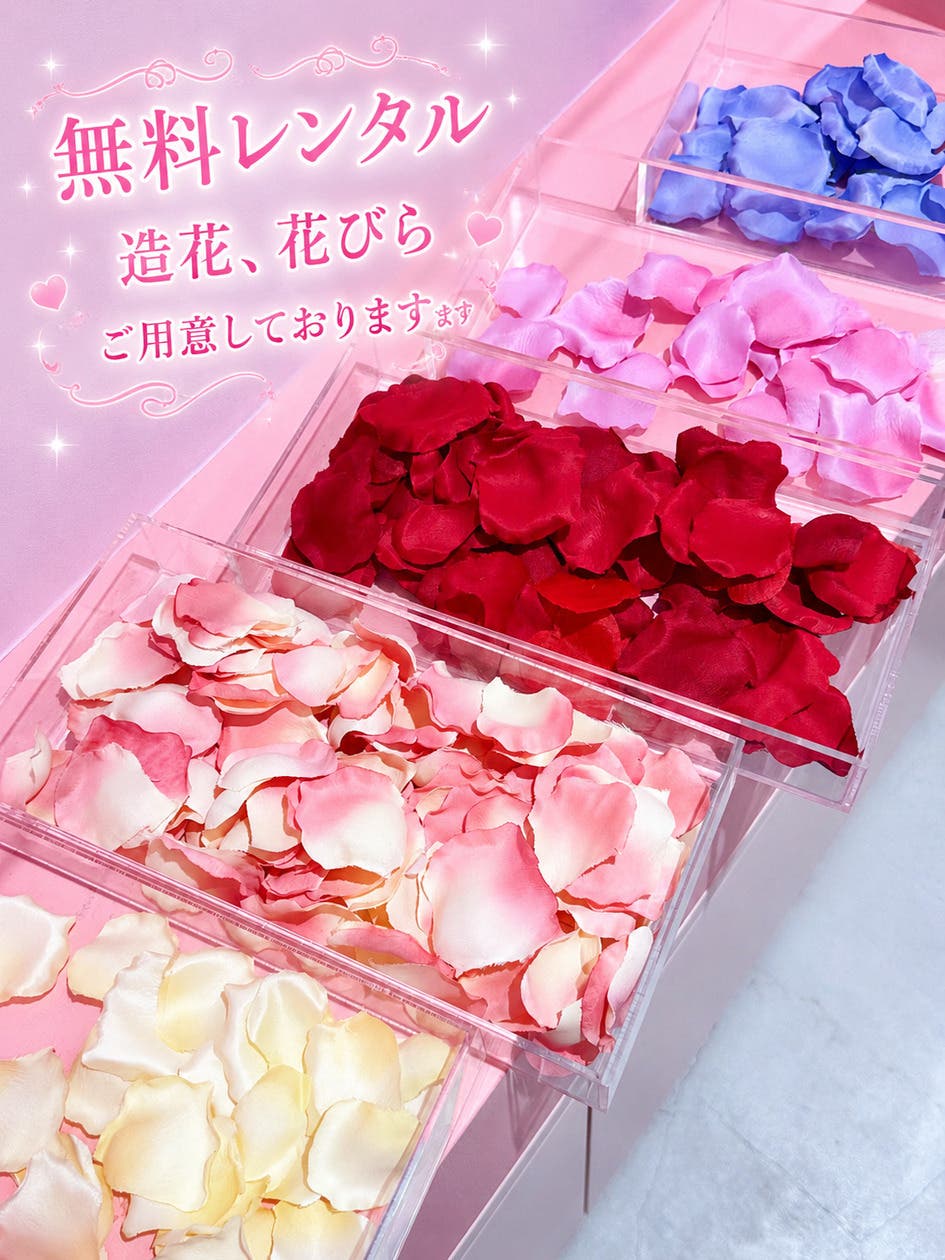 心斎橋5分🎀推し活・生誕祭・撮影会🎀キラキラピンクの完全貸切スタジオ♡可愛い小物完備・アフタヌーンティースタンド無料の写真15