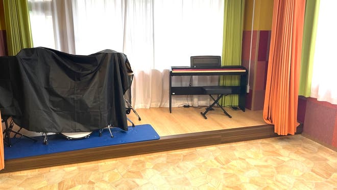 小田急相模原駅5分 ドラムが叩ける音楽スタジオ 電子ピアノ 24時間楽器演奏の写真9